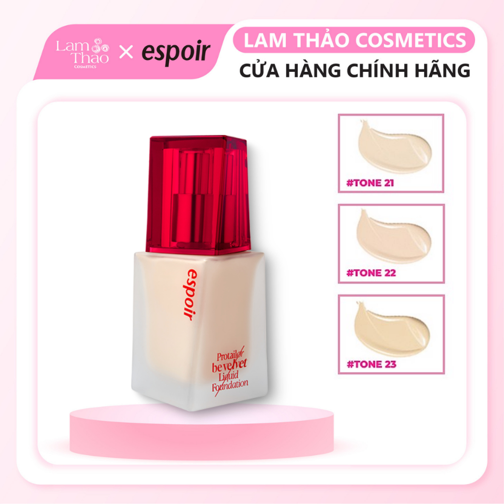 Kem Nền Espoir Pro Tailor Foundation Be Velvet 30ml [ Lam Thảo ...