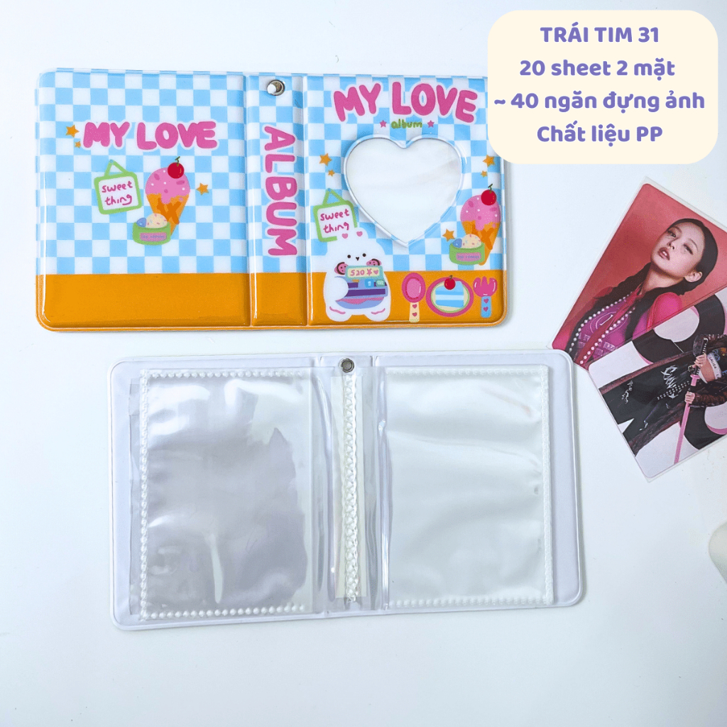 Collect book Buka album đựng card 1 ô sổ đựng ảnh 6*9cm bìa khung vòm ...