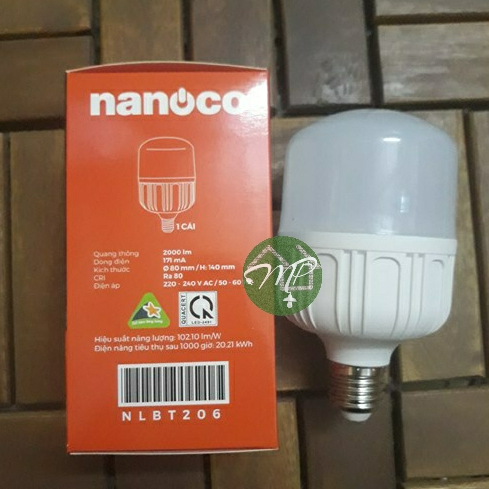 Bóng đèn LED T-Bulb Titan E27 Nanoco | Shopee Việt Nam