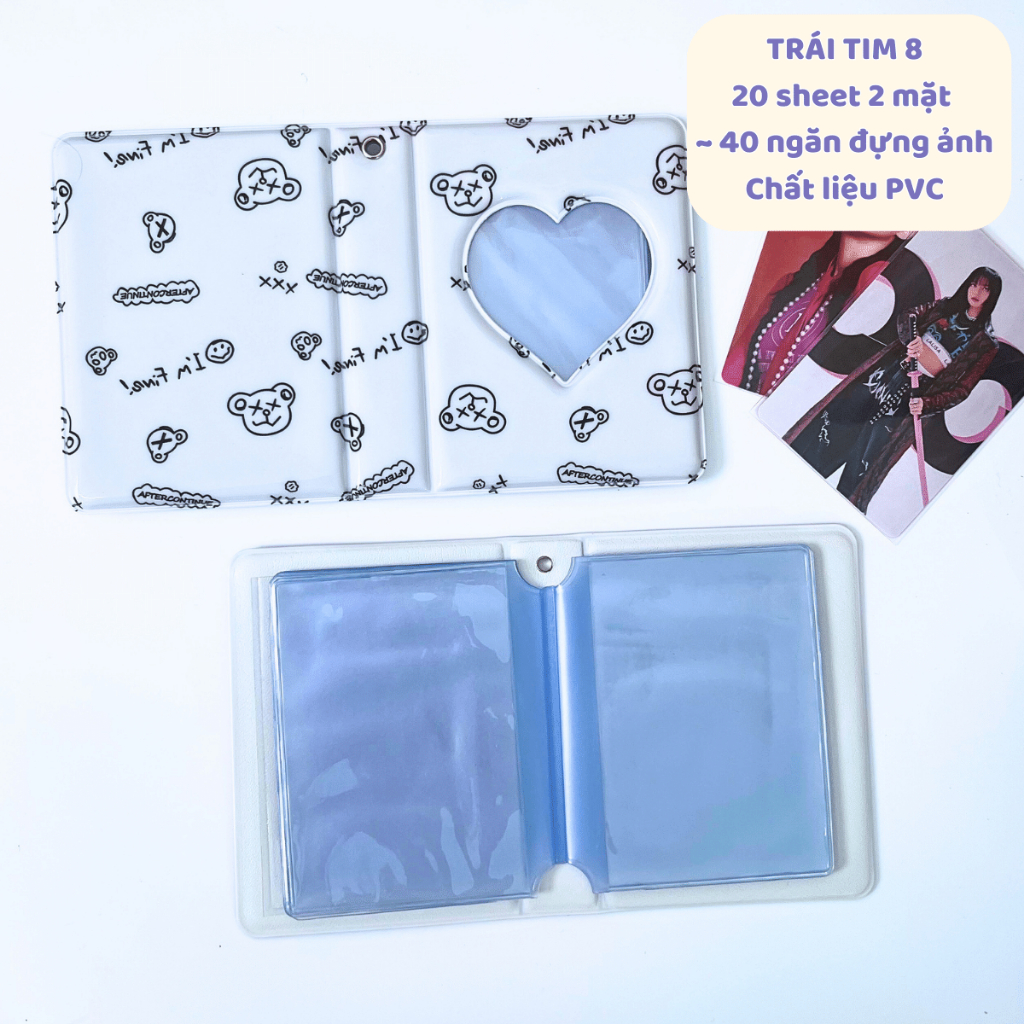Collect book Buka album đựng card 1 ô sổ đựng ảnh 6*9cm bìa khung vòm ...