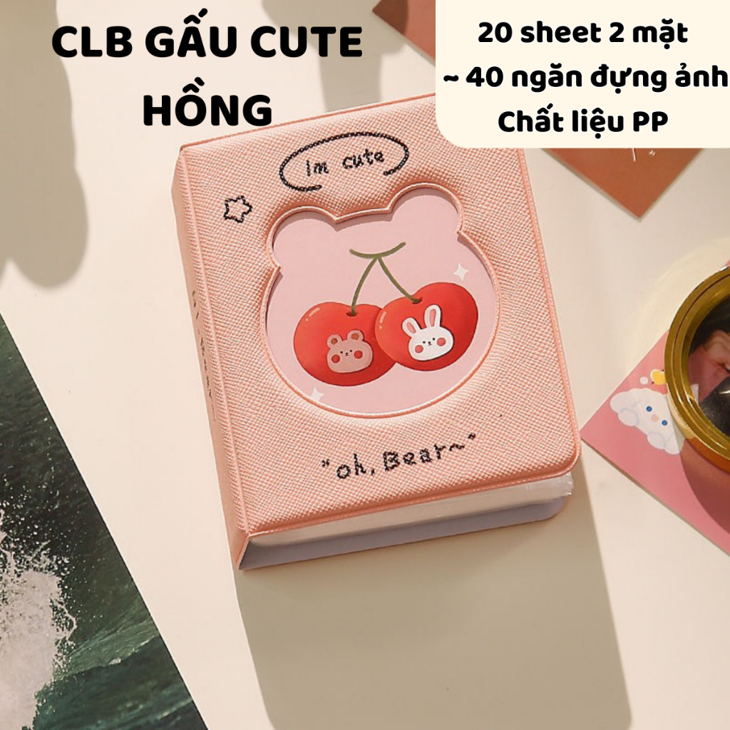 Collect book Buka album đựng card 1 ô sổ đựng ảnh 6*9cm bìa khung vòm ...