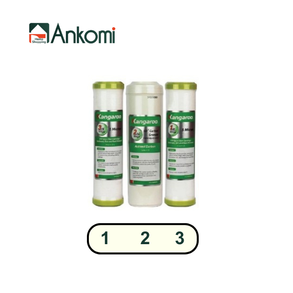 Lõi lọc nước số 1 2 3 RO Kangaroo hàng chính hãng ANKOMI | Shopee Việt Nam