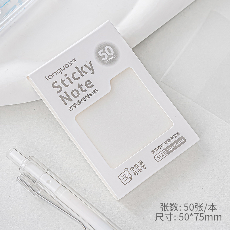 [Languo] Giấy note trong suốt các size | Shopee Việt Nam