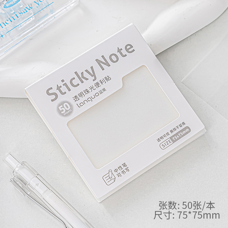 [Languo] Giấy note trong suốt các size | Shopee Việt Nam