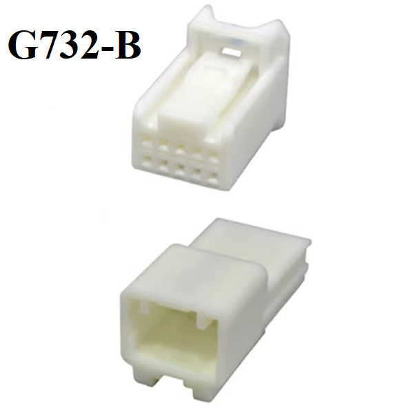 G732-Giắc cắm phù hợp Gương chiếu hậu chống chói Toyota 0.7mm 10 lỗ ...