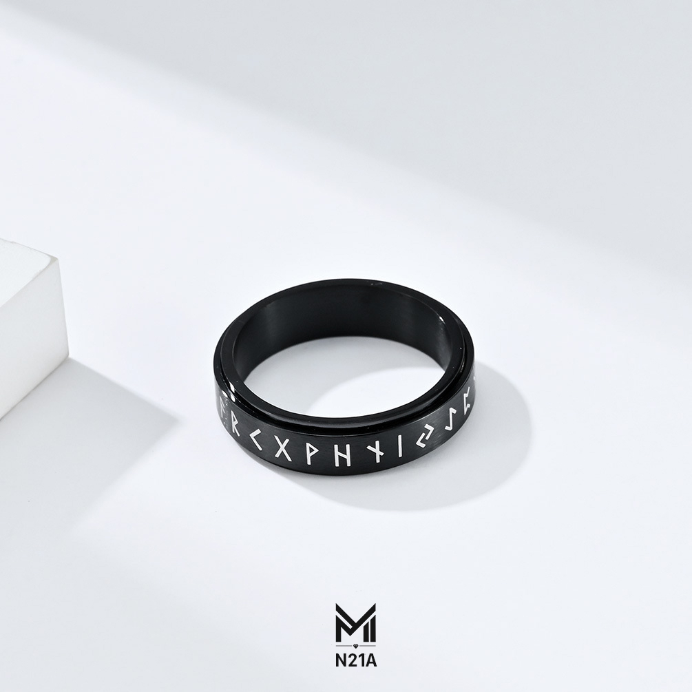 Nhẫn nam Mercury cổ ngữ Rune - Trang sức, phụ kiện thời trang - Thiết ...