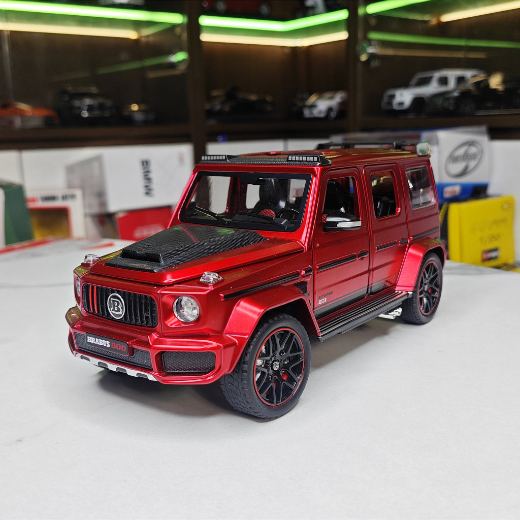 Mô hình xe sắt Mercedes Benz G800 Brabus tỉ lệ 1:24 Hãng Miniauto 3 màu ...