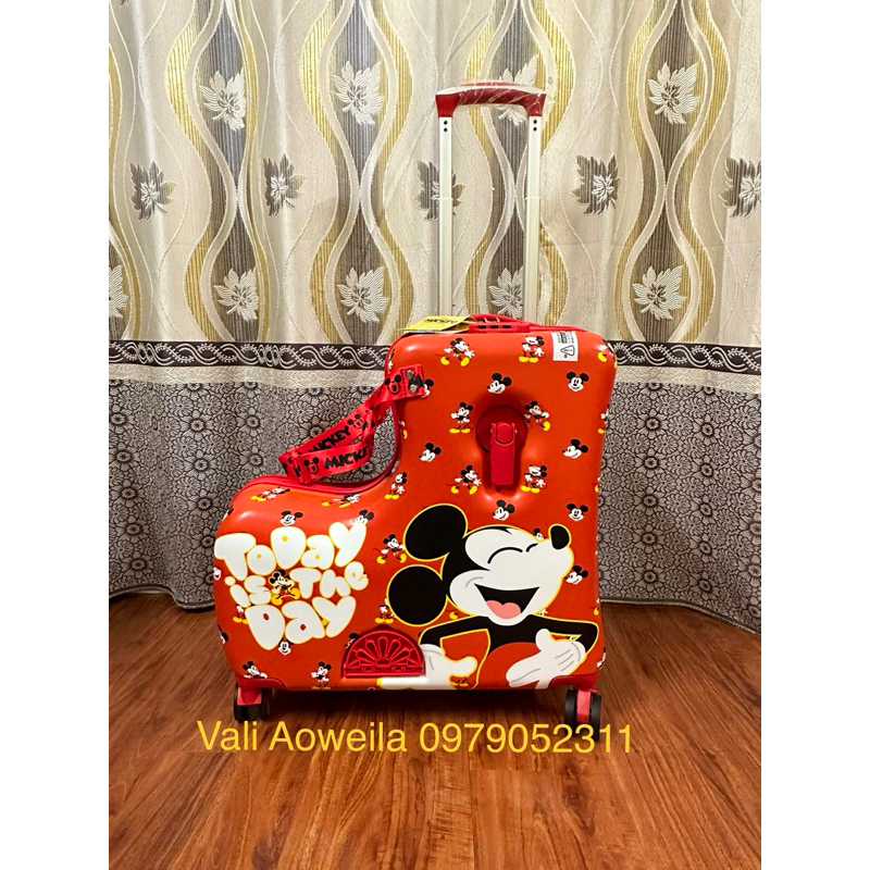 Vali kéo kiêm xe ngồi Mickey 20 24 inch | Shopee Việt Nam