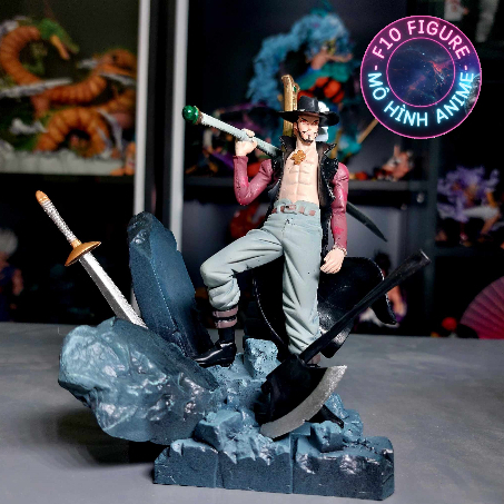 Mô hình One Piece Mihawk ( Mắt Diều Hâu ) - Mô hình Mihawk cao 16cm ...