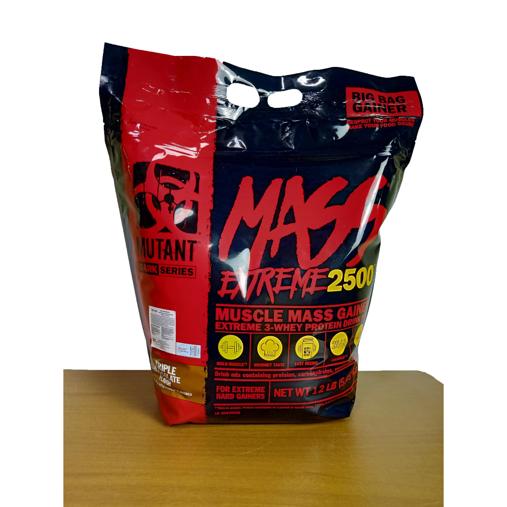 Mutant Mass XXXTreme 2500 12Lbs 5.45KG - Sữa tăng cân tăng cơ bổ sung protein | Shopee Việt Nam