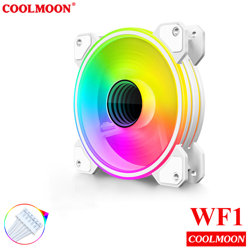 [BỘ 3 -> 6 FAN] Quạt Tản Nhiệt, Fan Led RGB Coolmoon và Bộ Hub Coolmoon ...