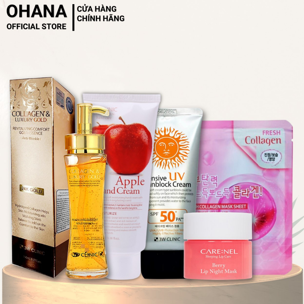 [HB Gift - Quà Tặng] Sản phẩm ngẫu nhiên hỗ trợ chăm sóc da 3W Clinic x ...