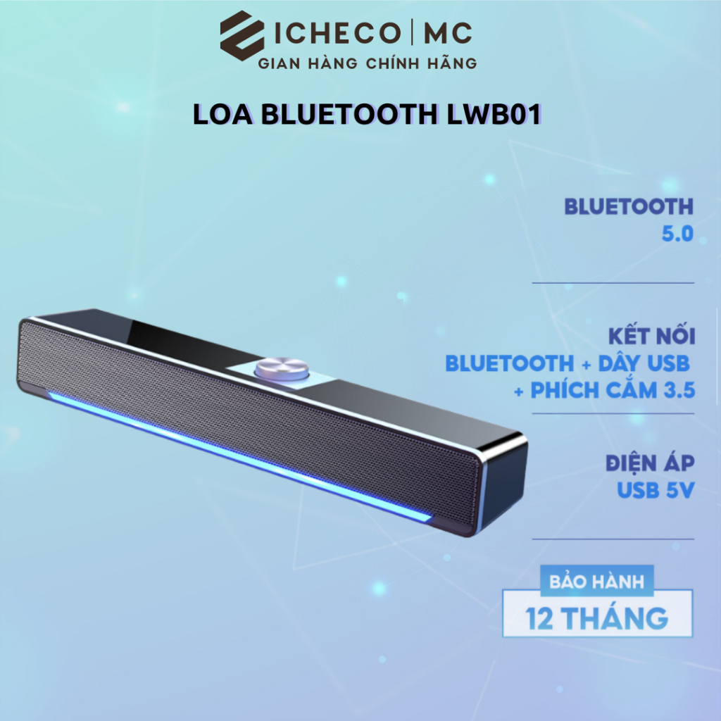 Loa máy tính bluetooth để bàn có dây cho vi tính laptop PC tivi có đèn ...