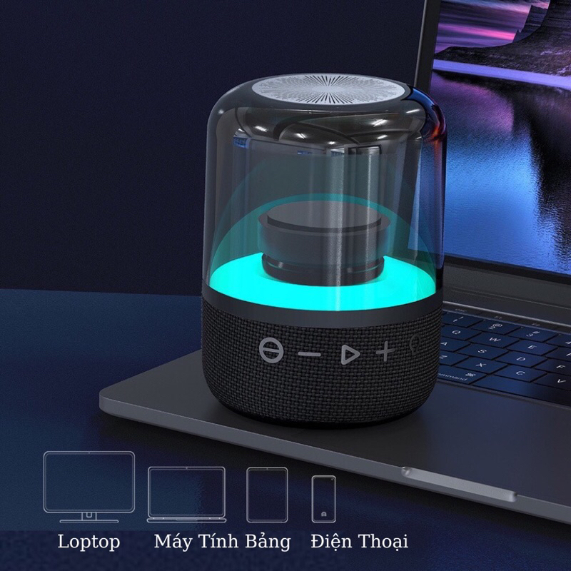 Loa Bluetooth Thuỷ Tinh Cao Cấp B68 Full LED, Âm Thanh Nổi | Shopee Việt Nam