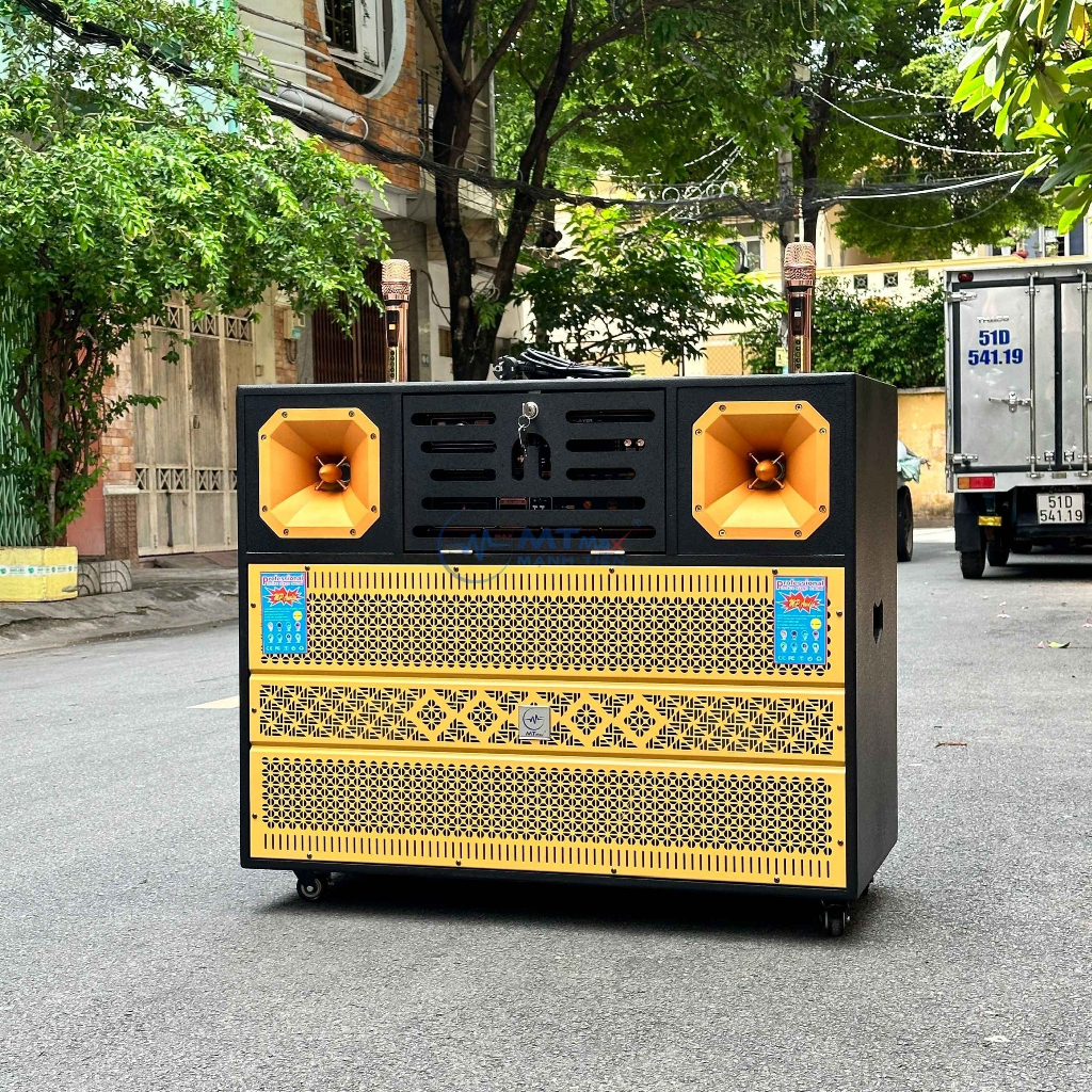 Loa Kéo Karaoke BK47, Thiết Kế Mạnh mẽ với công suất 500W, Tặng kèm 2 ...