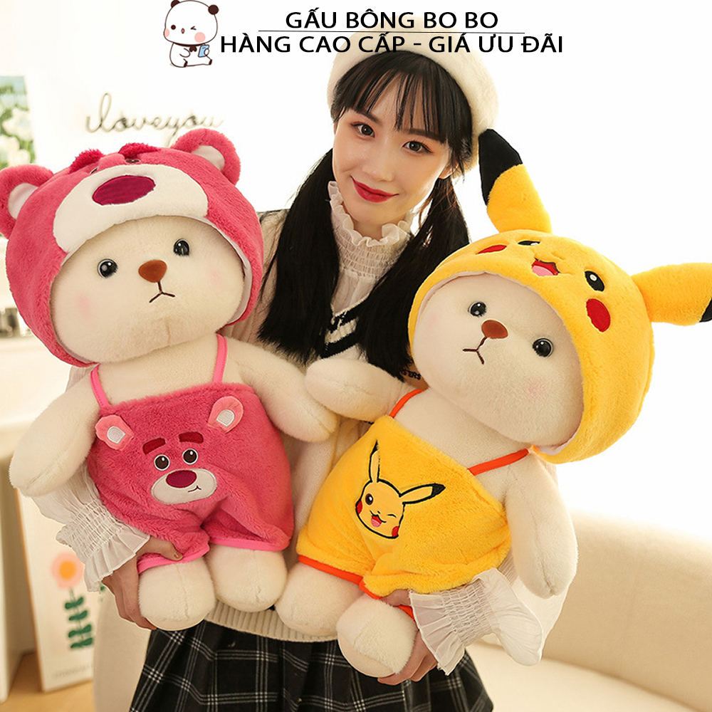 Gấu Bông Lena Cosplay Lotso, Cosplay Pikachu Teddy Lena Hàng Cao Cấp ...