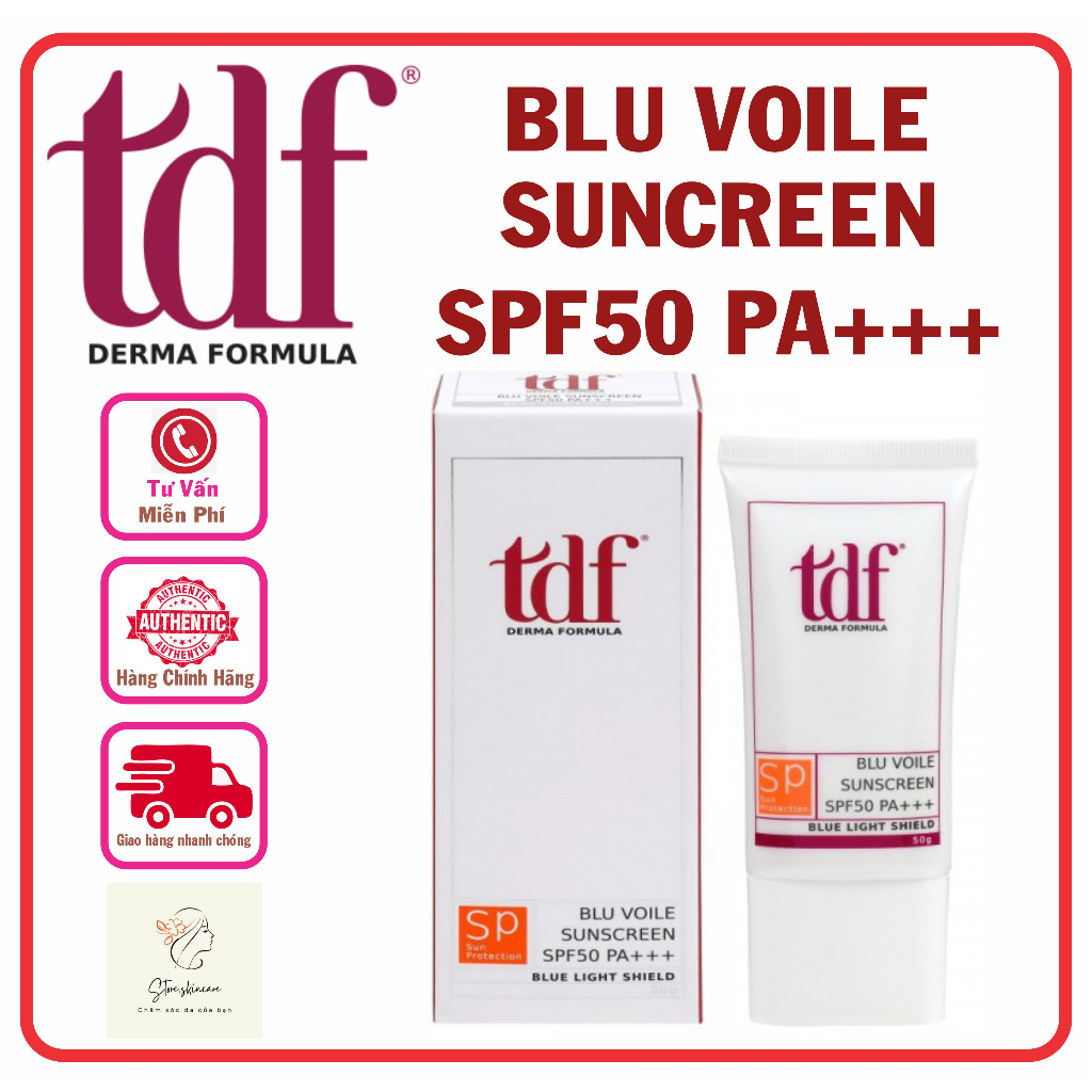 Kem chống nắng TDF Bluvoile Suncreen SPF50 PA+++, chống UVA, UVB là ...