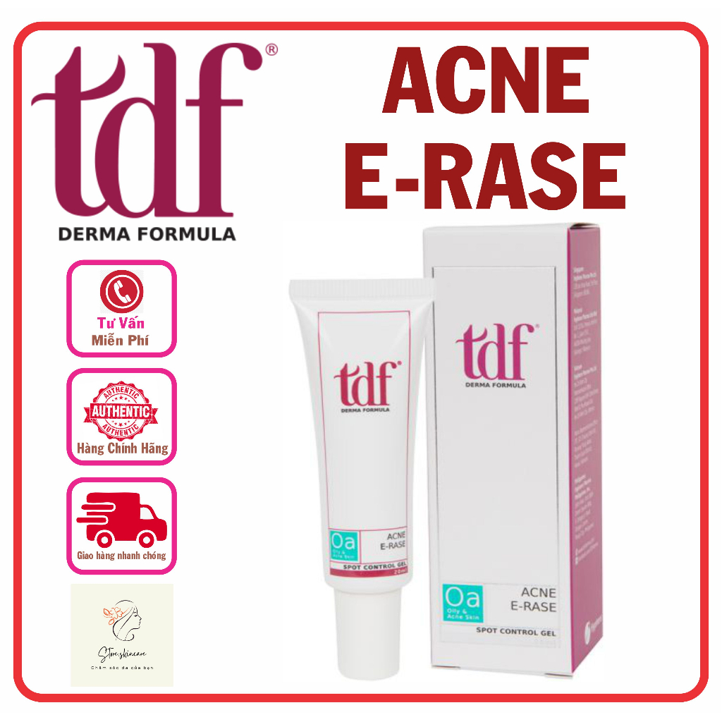 Kem Chấm mụn Serum TDF ACNE E-RASE gom còi, sạch mụn thần tốc (HSD: 10/ ...