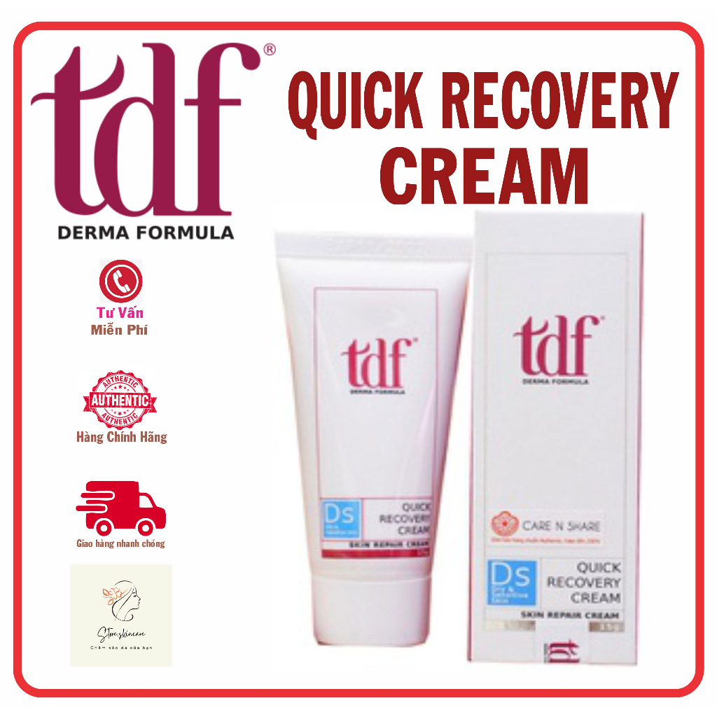 Kem dưỡng phục hồi và tái tạo da TDF QUICK RECOVERY CREAM (tuýp 15g ...