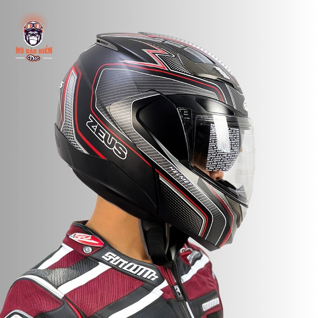 MŨ BẢO HIỂM LẬT HÀM ZEUS 3100 – MŨ BẢO HIỂM FULL-FACE CAO CẤP | Shopee ...