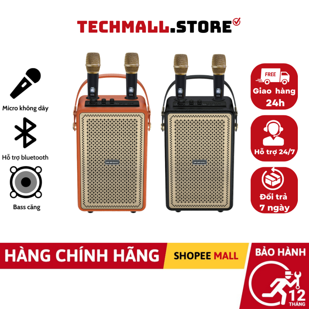 Loa Bluetooth karaoke M4203 Output 100W Bass mạnh treble rời âm thanh ...
