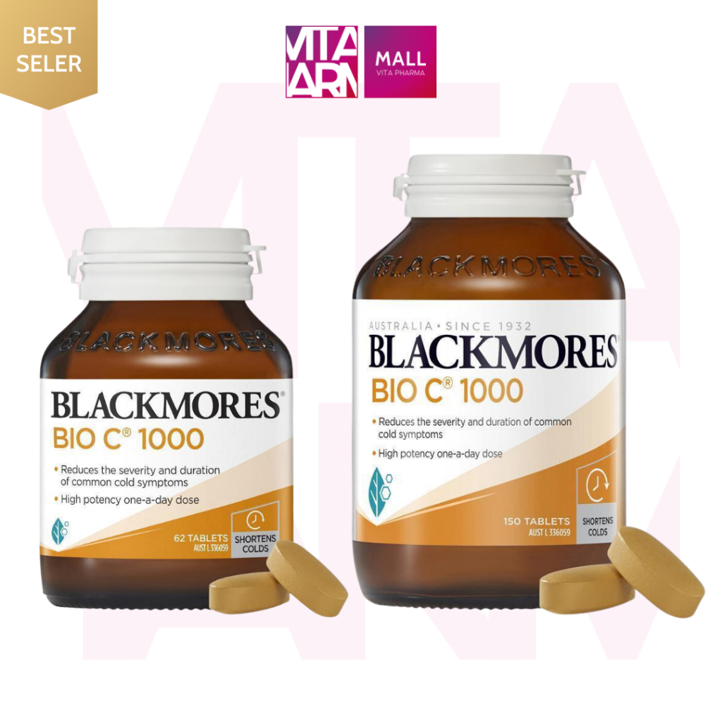Blackmores Bio C 1000 - Viên uống bổ sung C 1000mg 62 viên | Shopee ...