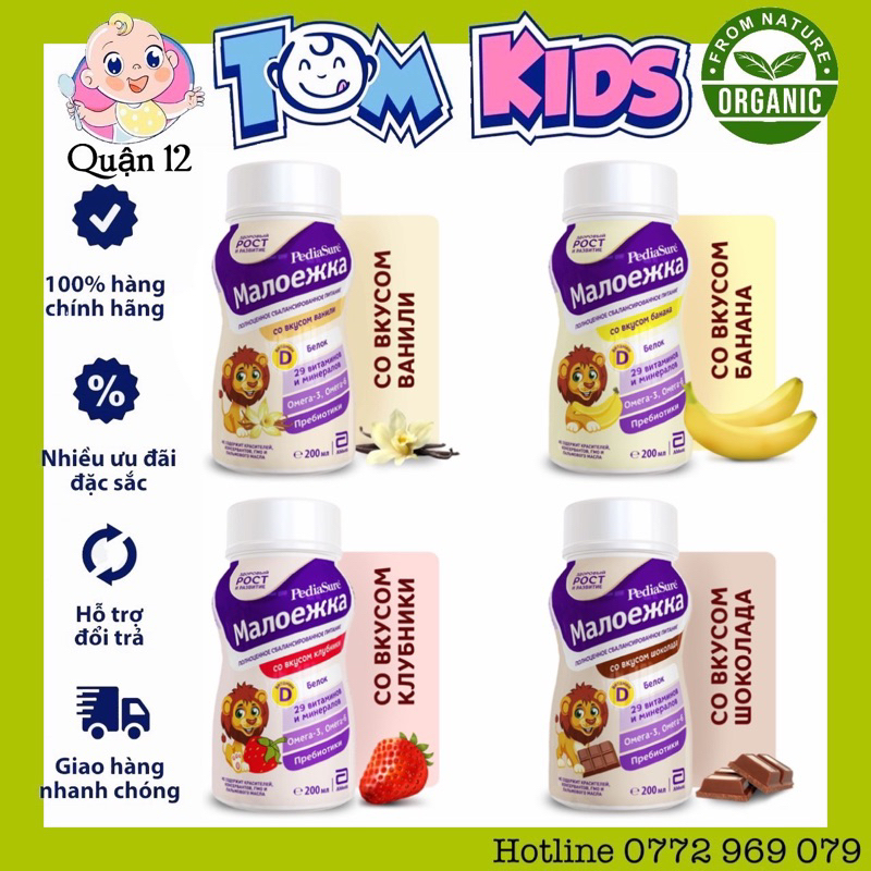 Thùng 24 Chai PediaSure Nga 200ML 8/2024 | Shopee Việt Nam
