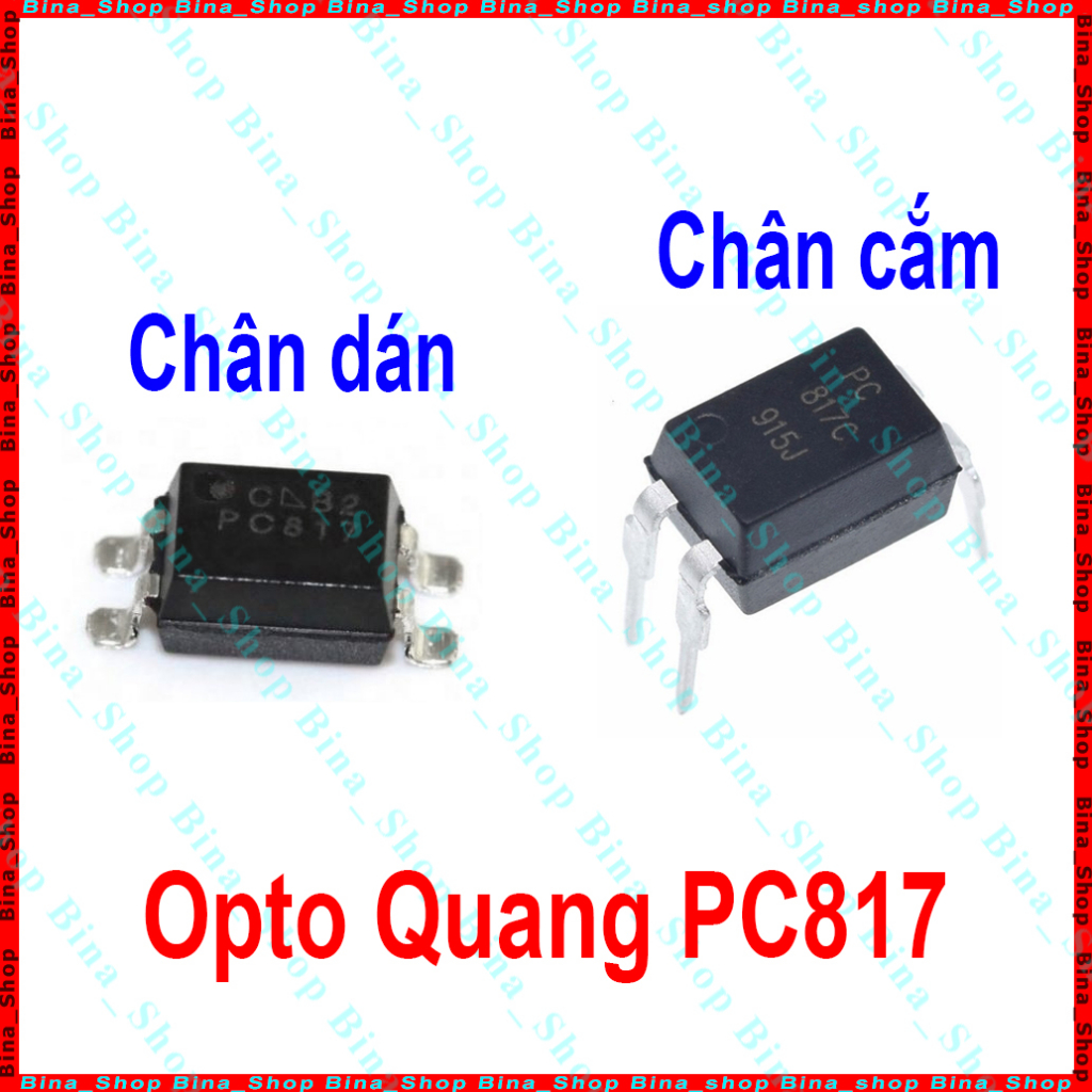 IC quang PC817 PC817C DIP-4, SOP-4 Opto quang chân cắm/chân dán | Shopee Việt Nam
