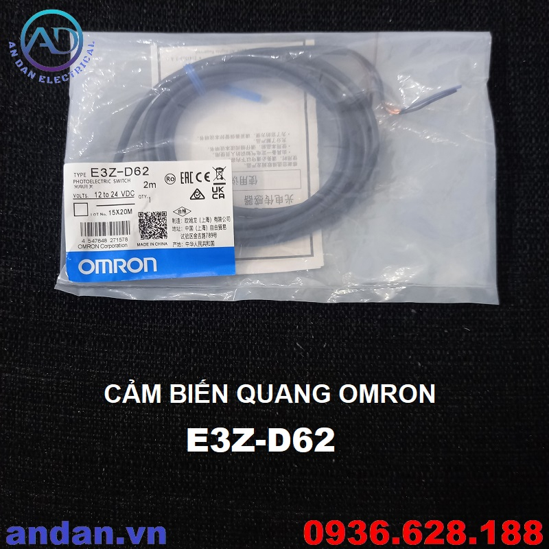Cảm biến quang Omron E3Z-D61, E3Z-D62. Photoelectric Sensor - OMRON E3Z-D61, E3Z-D62 | Shopee ...