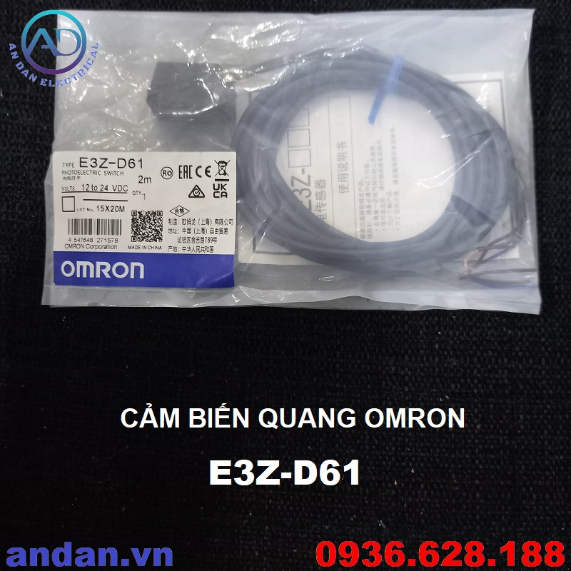Cảm biến quang Omron E3Z-D61, E3Z-D62. Photoelectric Sensor - OMRON E3Z-D61, E3Z-D62 | Shopee ...