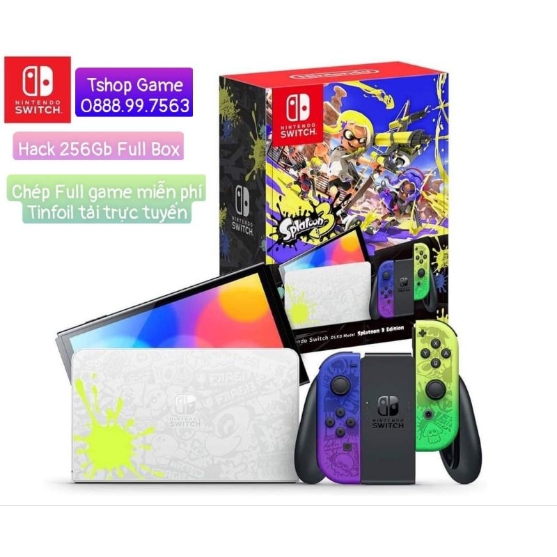 Nintendo Switch limited Splatoon 3 Edition Full Box Hack 256Gb | Shopee ...