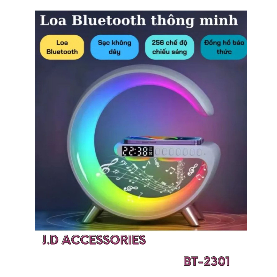 Loa Bluetooth Decor Kiêm Sạc Không Dây BT2301 - Led Theo Nhạc, Sạc ...