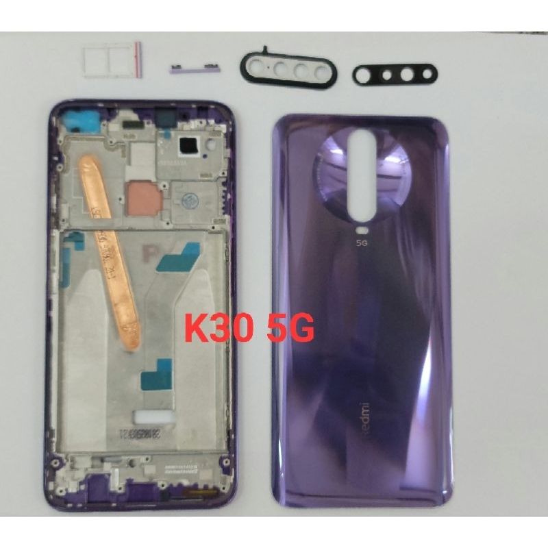 Bộ vỏ xiaomi K30 5G đủ phím và khay sim | Shopee Việt Nam