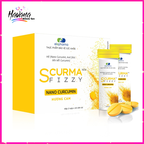 Viên Sủi Dạ Dày Scurma Fizzy Nano Curcumin Hướng Đích Hộp 20 Viên (2 ...