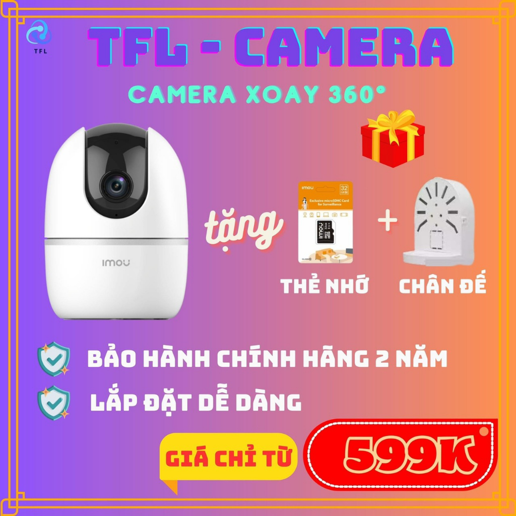 Camera xoay 360 Imou - Hàng chính hãng, bảo hành 2 năm - A42 4M siêu ...