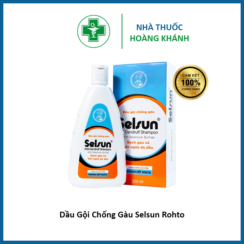 Dầu Gội Chống Gàu Selsun Rohto (C/50ml-C100ml-H60g/5ml-H20g/5ml-Dầu xả ...