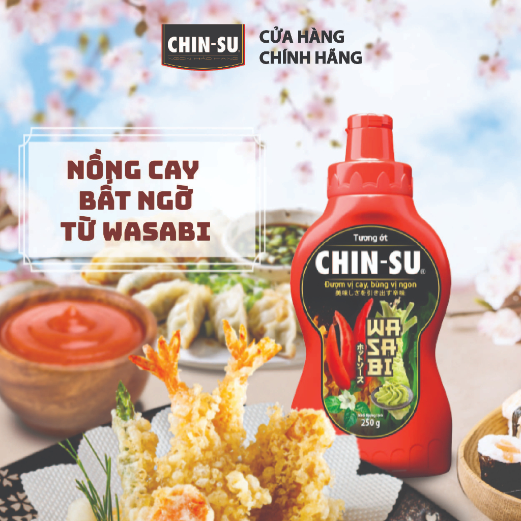 Tương ớt chinsu 250g, 500g, 1kg, 2kg / Tương ớt phở / Wasabi / Sriracha ...
