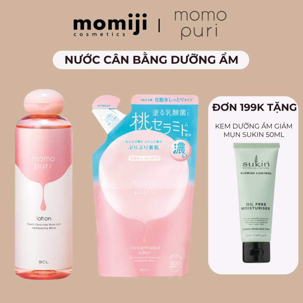 Momopuri Lotion Nước Hoa Hồng Dưỡng Ẩm Da | Shopee Việt Nam