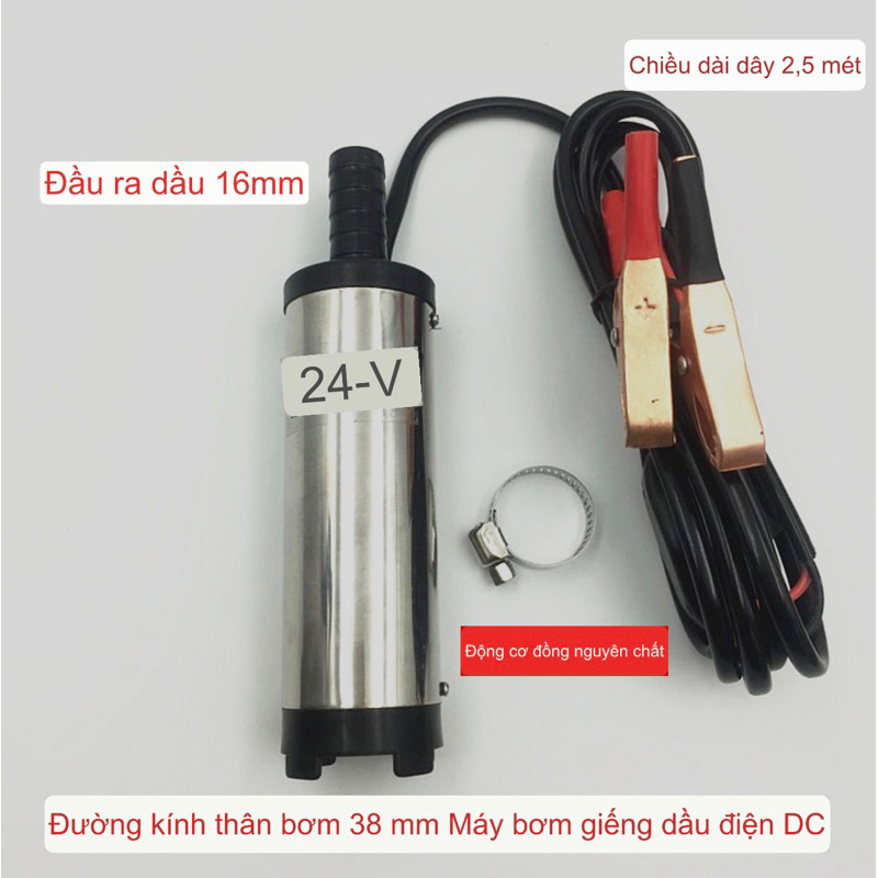 bơm chìm 12V -24V/ bơm tõm/ bơm dầu 12V -24V/ bơm nước mini/ 12V/ 24V | Shopee Việt Nam