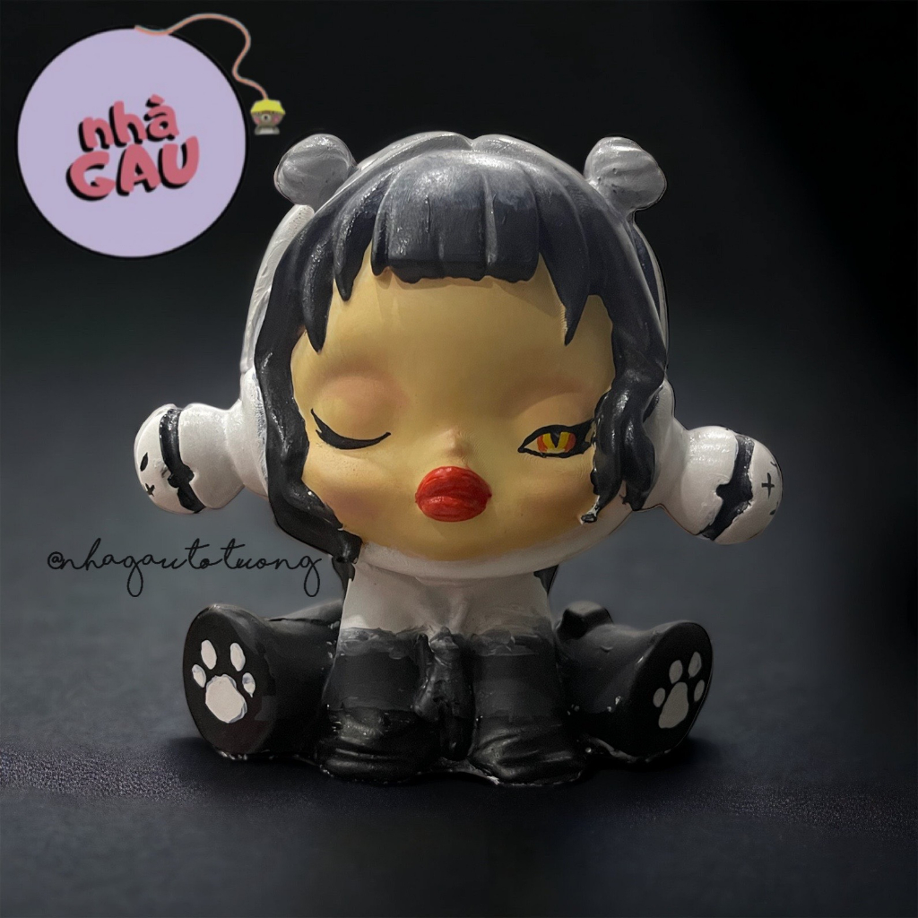 Tô tượng thạch cao skullpanda size lớn(không kèm màu và cọ) | Shopee ...