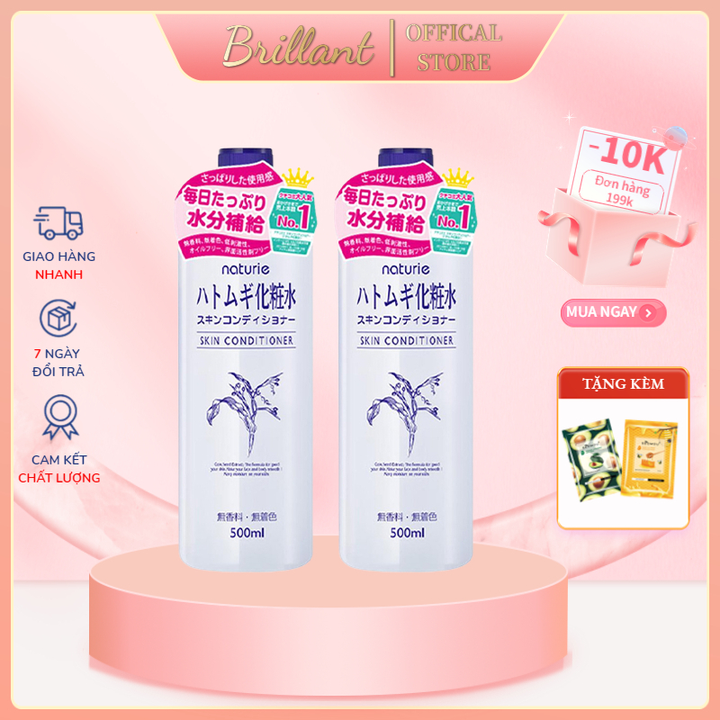 Toner ý dĩ Naturie Hatomugi Skin Conditioner 500ml Nhật Bản cấp ẩm ...