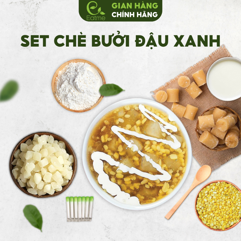 Set Chè Bưởi An Giang EatMe - Set Nguyên Liệu Nấu Chè Bưởi Đậu Xanh Cốm ...