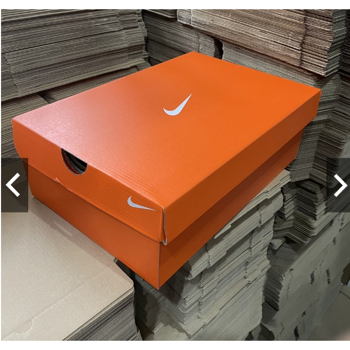 HỘP CARTON ĐỰNG GIÀY, DÉP CHÍNH HÃNG NIKE MÀU CAM NHIỀU SIZE | Shopee ...