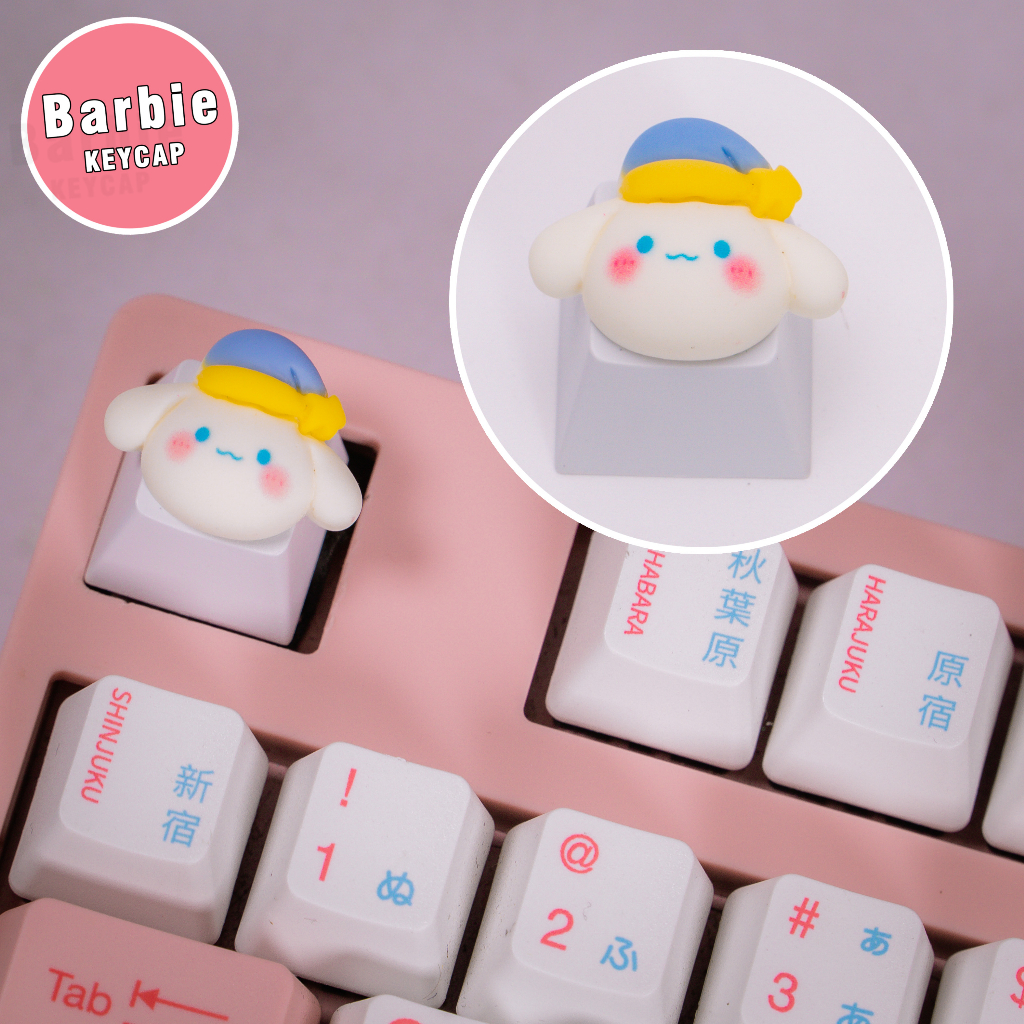Keycap Cinnamoroll Happy cute ,nút phím cơ lẻ R4PBT | Shopee Việt Nam