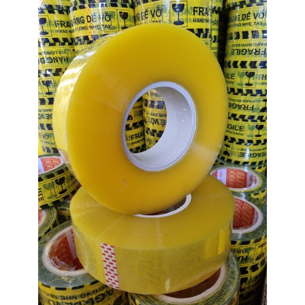 Băng keo trong cuộn 1kg loãi giấy 5li mỏng nhẹ | Shopee Việt Nam