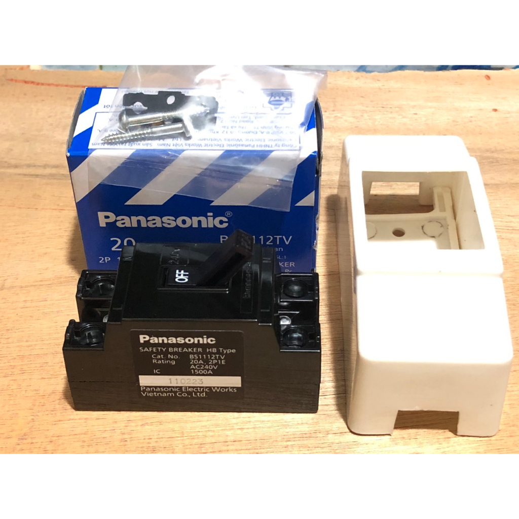 Cầu Dao An Toàn CB Panasonic Và Rocky 20A + 30A + Hộp, Các Loại CB ...
