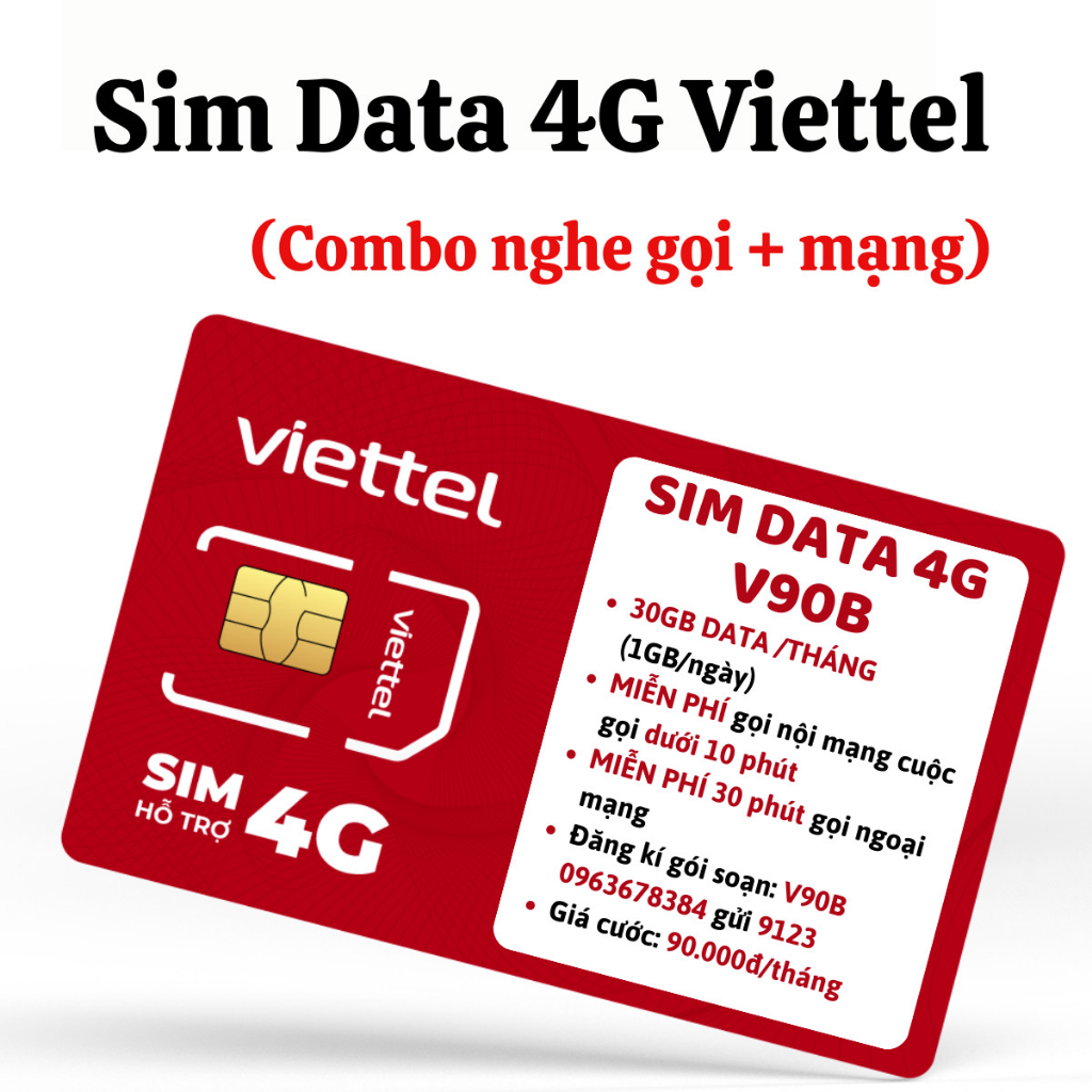 SIM 4G Viettel Vào Mạng Nghe Gọi Cả Tháng Phí Cực Rẻ - SIm Nạp Tiền ...