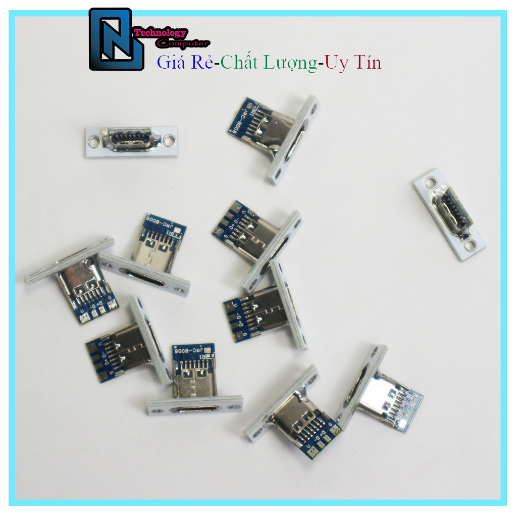 Đầu Mod Jack Type C Cái Có Bệ Gắn Ốc M2 Kèm Hàn Sẵn Bán Lẻ Dành Cho Độ ...