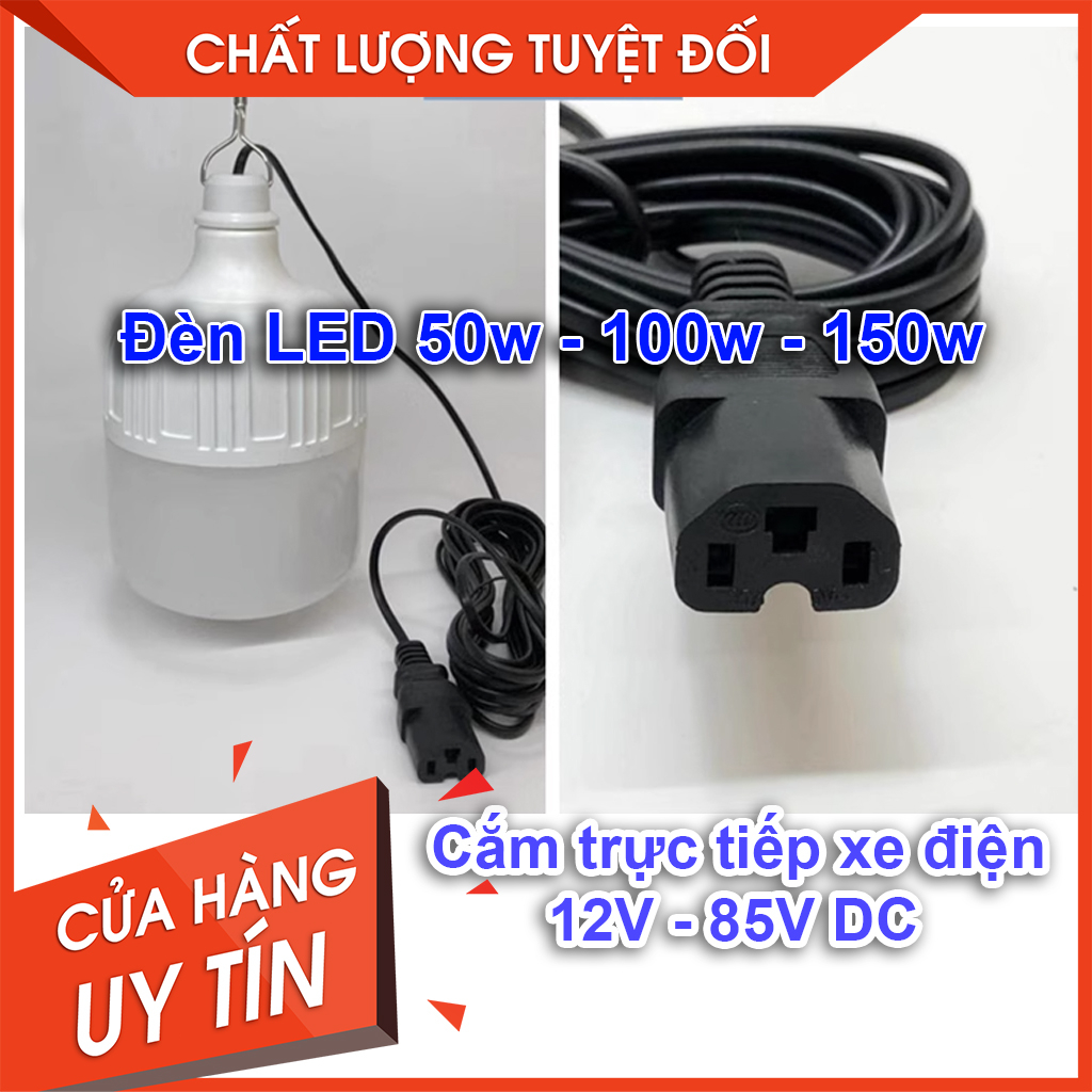 Bóng đèn LED DC 12V - 85V công suất 50W - 100W - 150W siêu sáng gắn vào ...