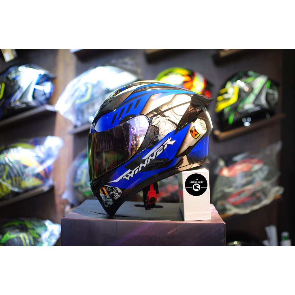 Mũ bảo hiểm Fullface Royal M138 Honda Winner xanh dương 2 | Shopee Việt Nam